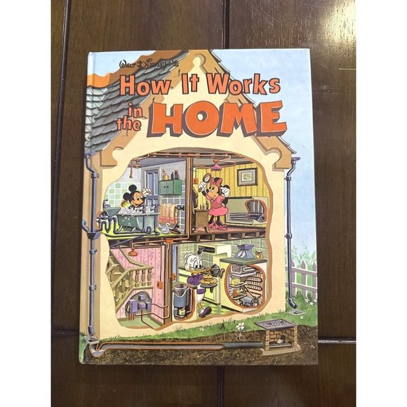 Walt Disney | Toys | 982 How It Works In The Home Book Walt Disney ...